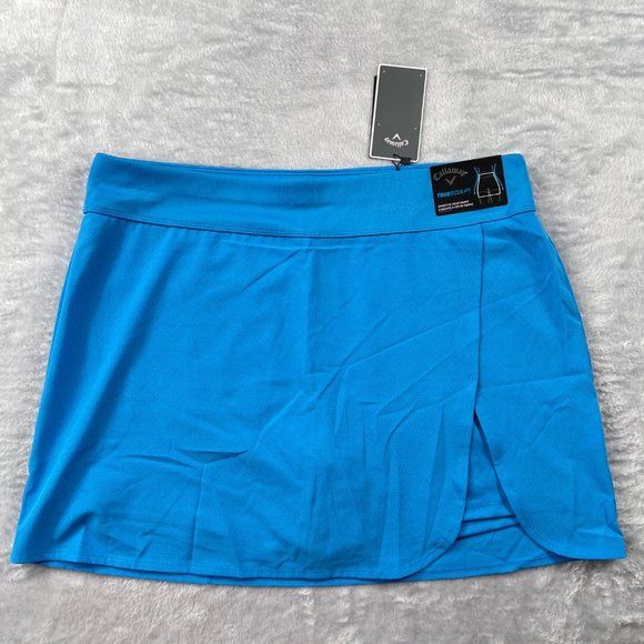 Callaway | Shorts | Callaway Skort Womens Large Ibiza Blue Perforated ...